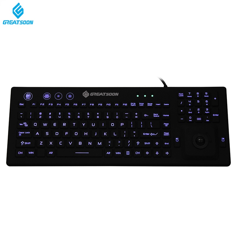 Heavy Duty Keyboard with Trackball