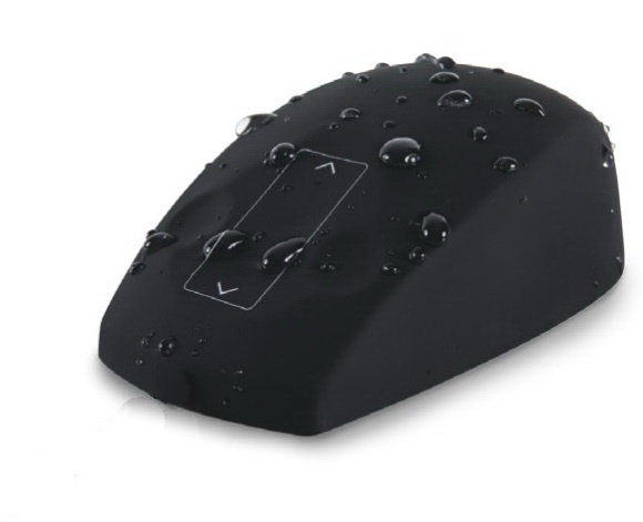 Wireless laser mouse with touch scroll